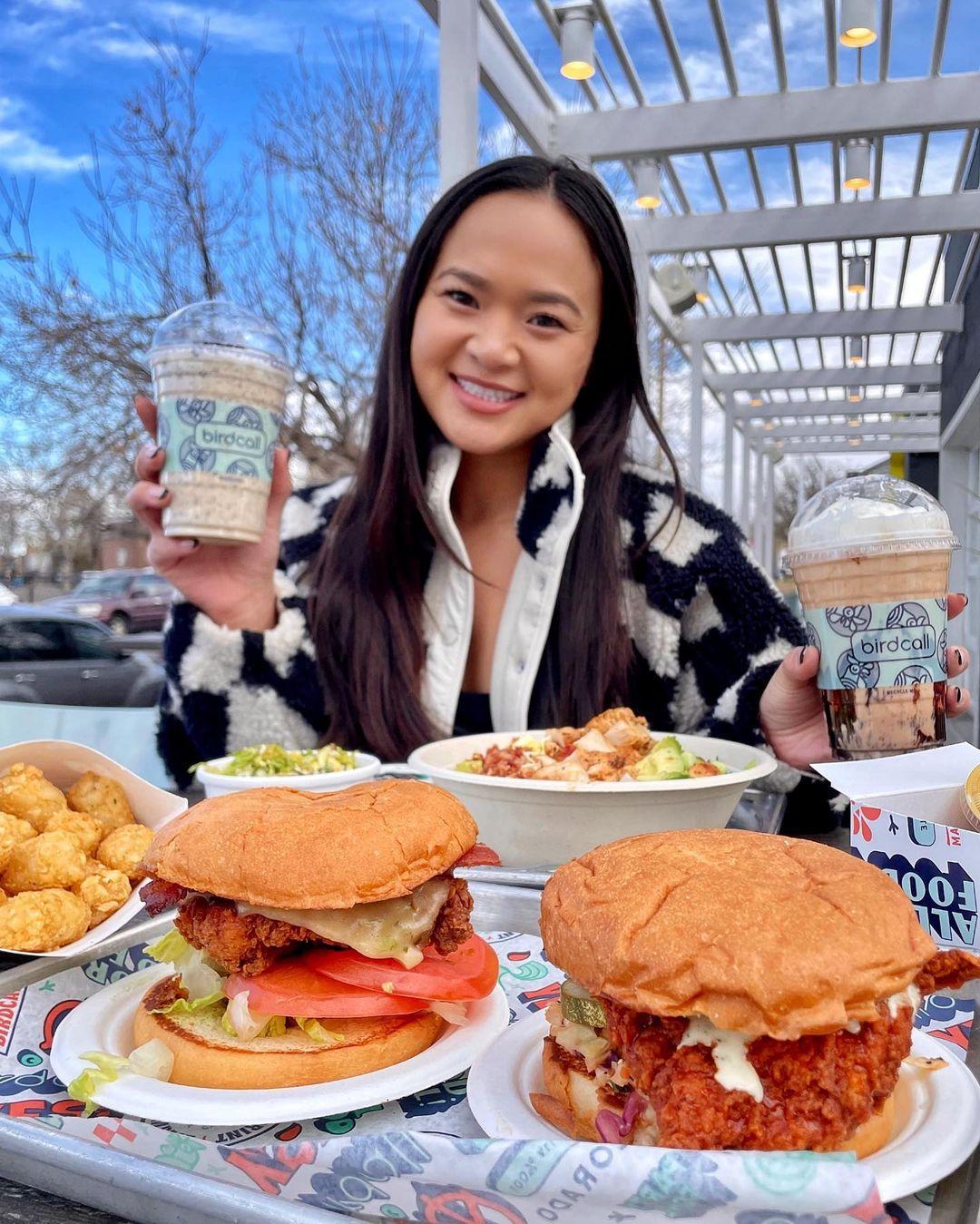 Birdcall menu in Boulder, Colorado, USA