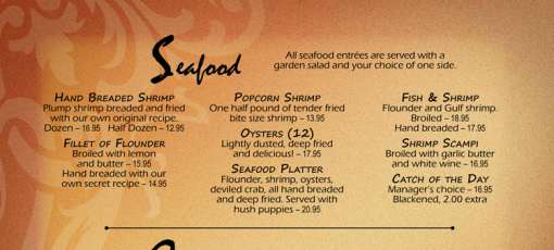 Menu for Capri's Italian Restaurant in Easley, SC | Sirved