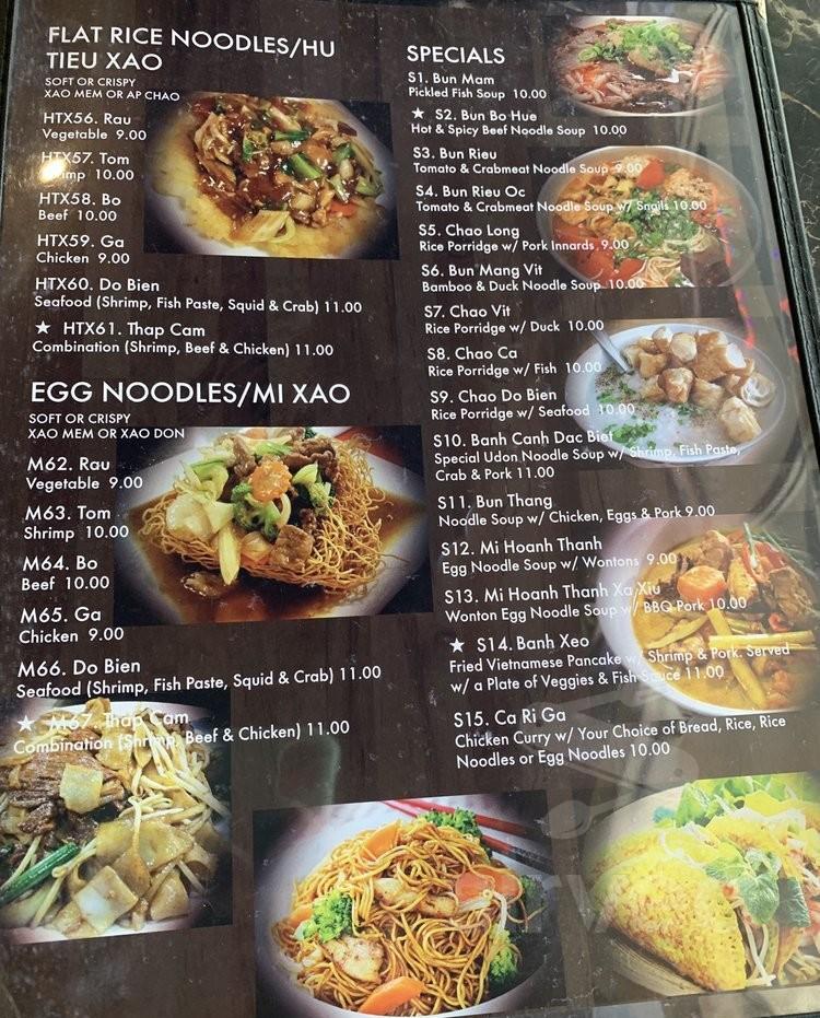 Menu - Arlington TX's Pho Son Nam Vietnamese Restaurant | Sirved