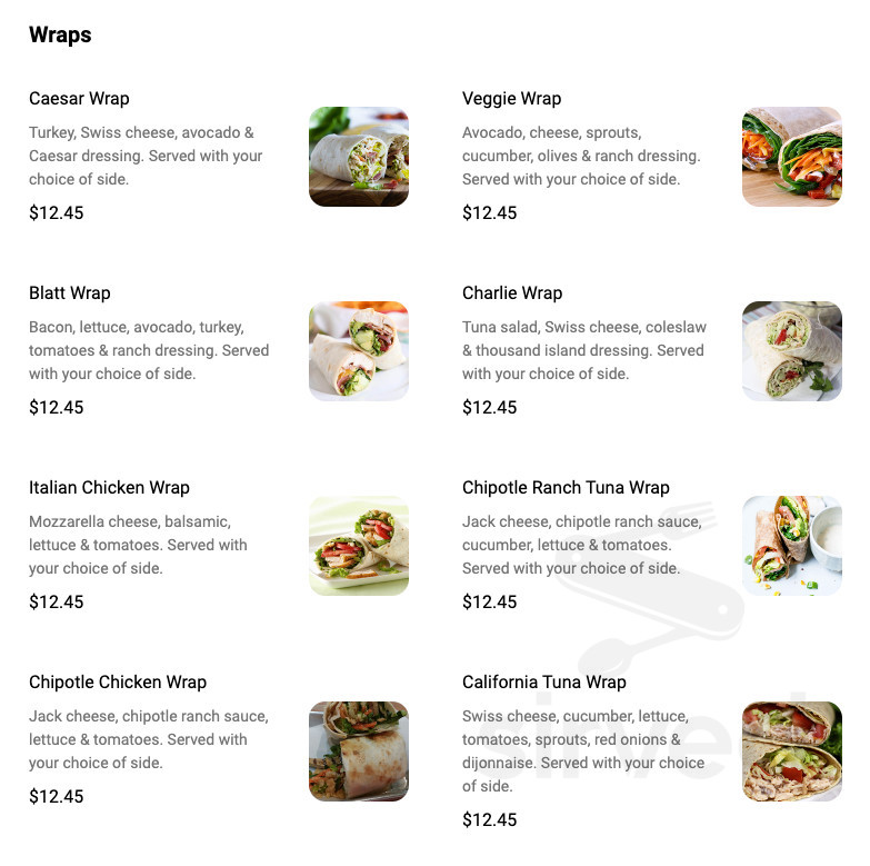 Trimana Grill menus in El Segundo, California, United States