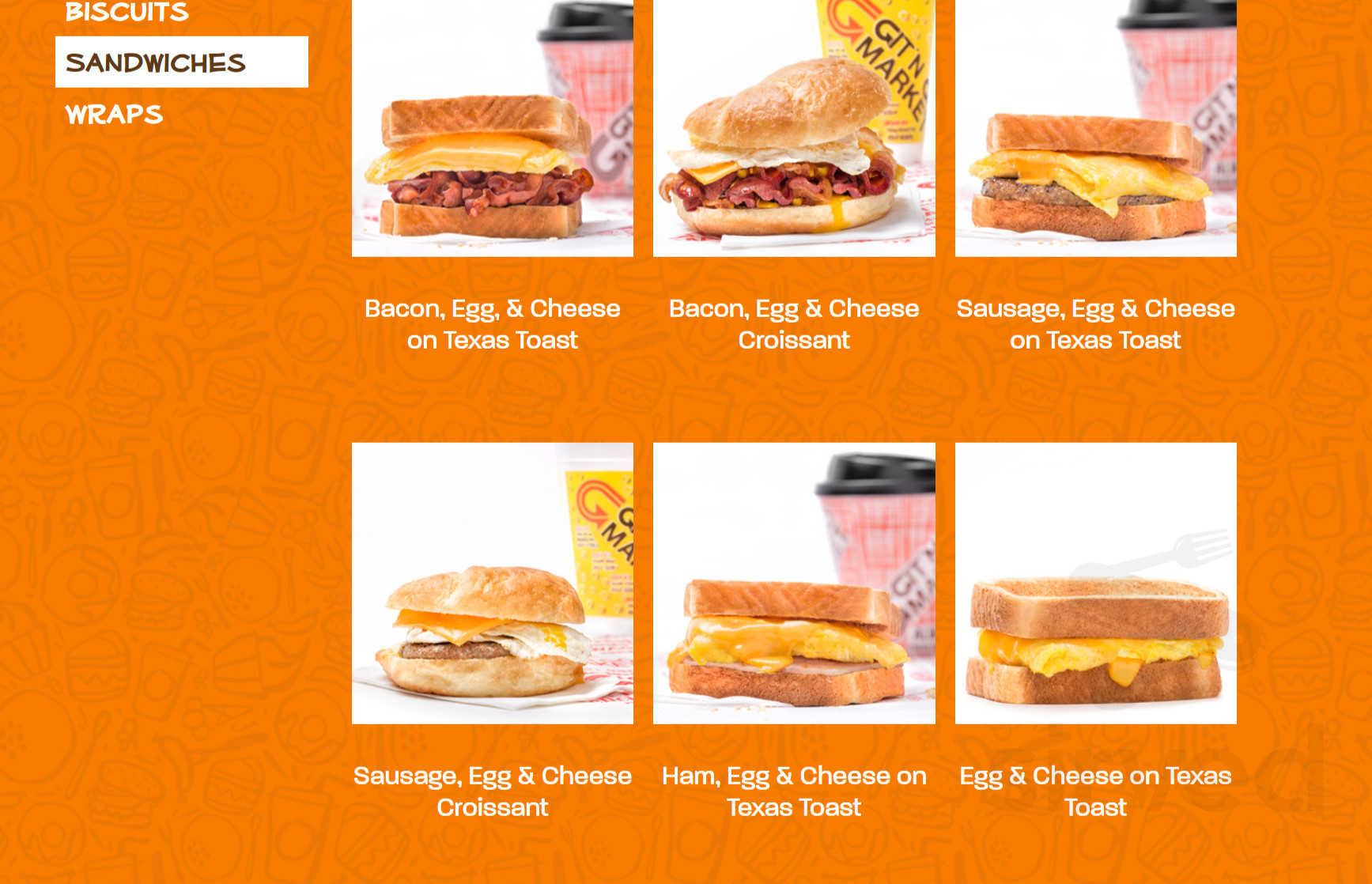 Git'N Go Market menu in Clinton, Tennessee, USA