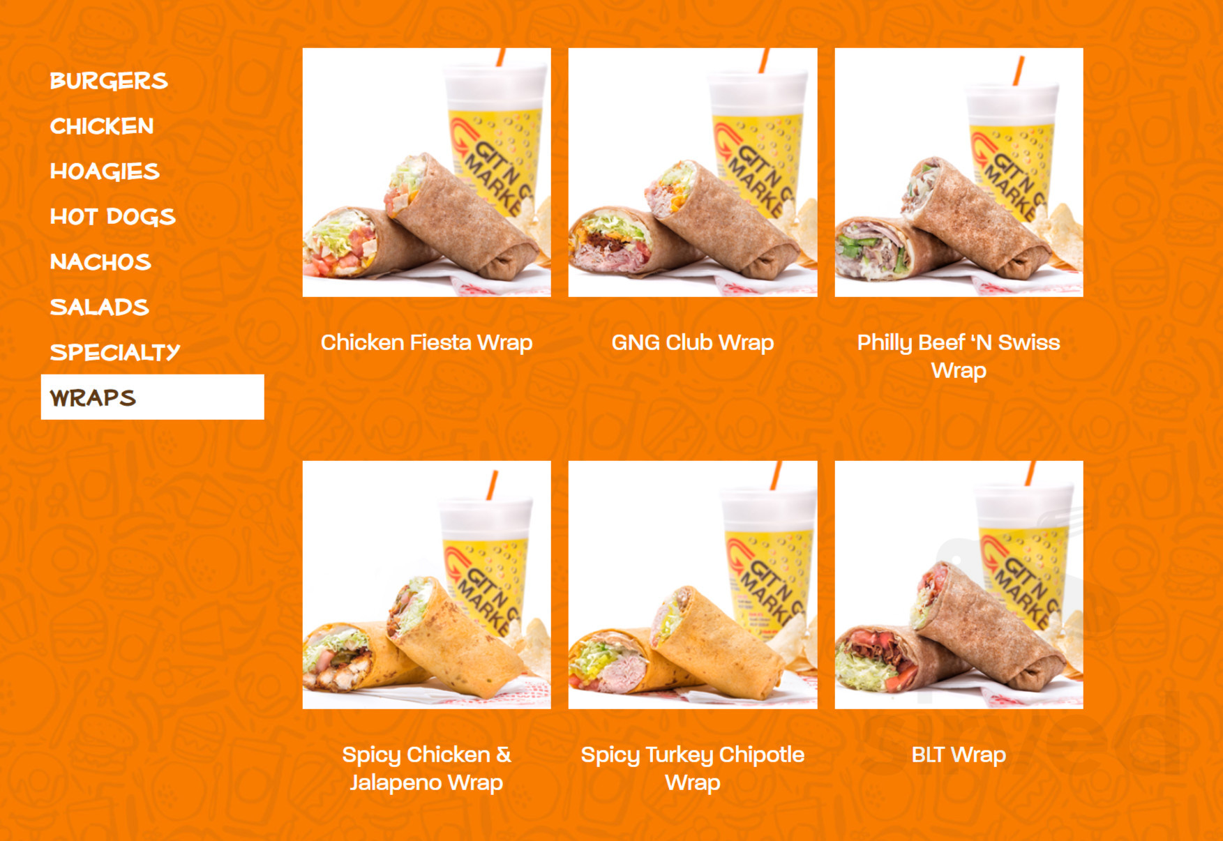 Git'N Go Market menu in Clinton, Tennessee, USA