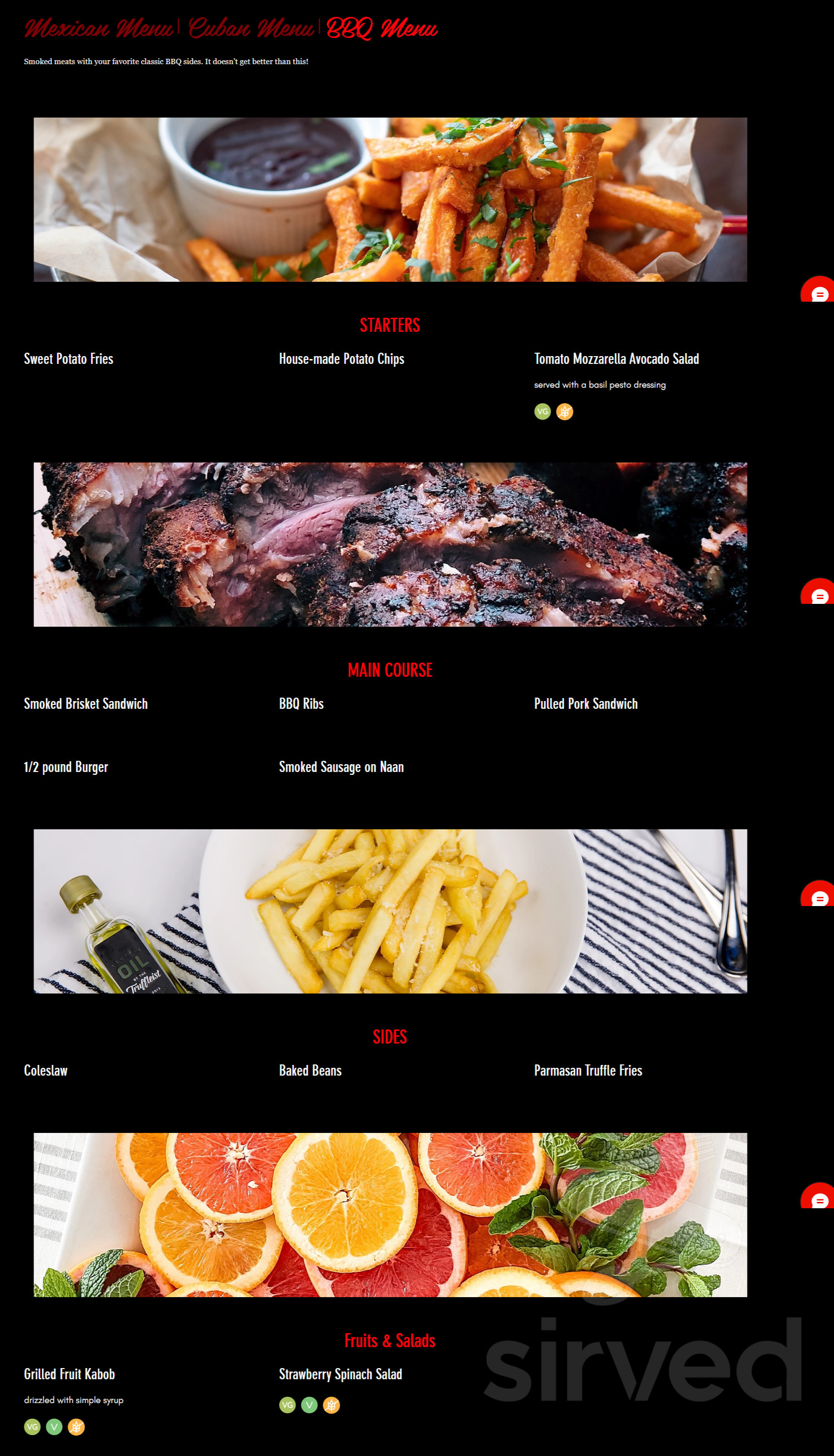 Flores Food Truck & Catering menu in Wappingers Falls, New York, USA