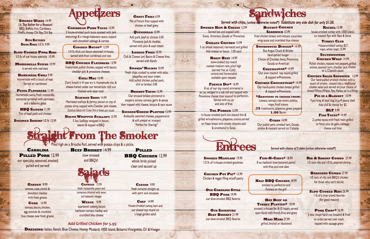 28th St. Pit-n-Pub menu in Ocean City, Maryland, USA