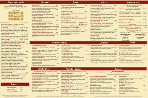 The Diner at Sugar Hill menu in Sugar Hill, Georgia, USA