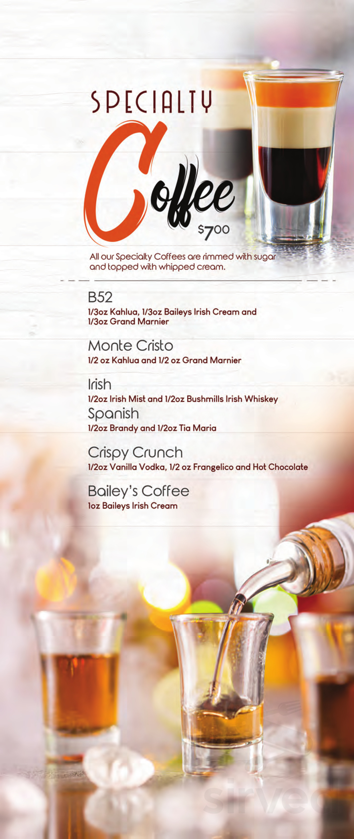 Piper Arms Pub Belleville Menu - Belleville, Ontario | Sirved