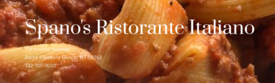 Menu for Spano's Ristorante Italiano in Point Pleasant Beach, NJ | Sirved