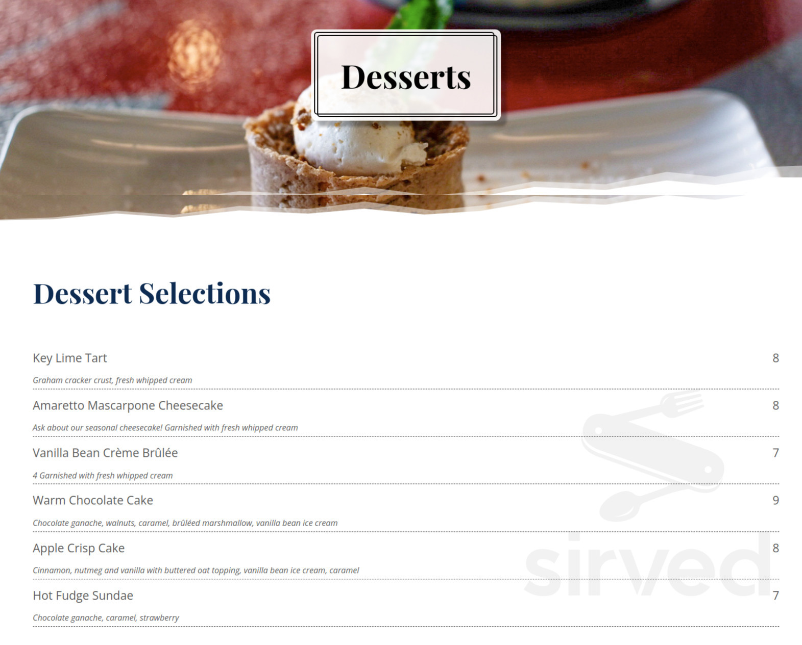 GrillMarx Columbia Steakhouse & Raw Bar menu in Columbia, Maryland, USA