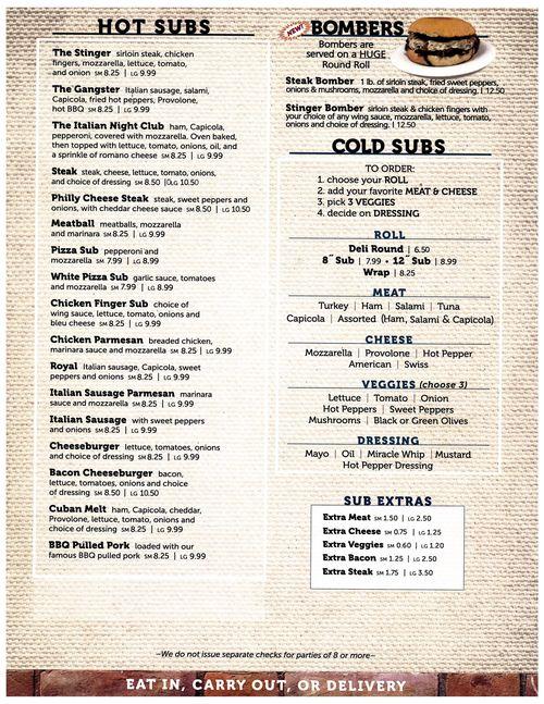 Main Street Pizza Company menu in Batavia, New York, USA