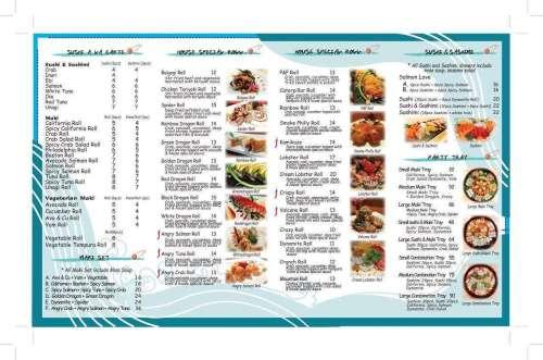 Golden Chopsticks menu in Cobourg, Ontario, Canada
