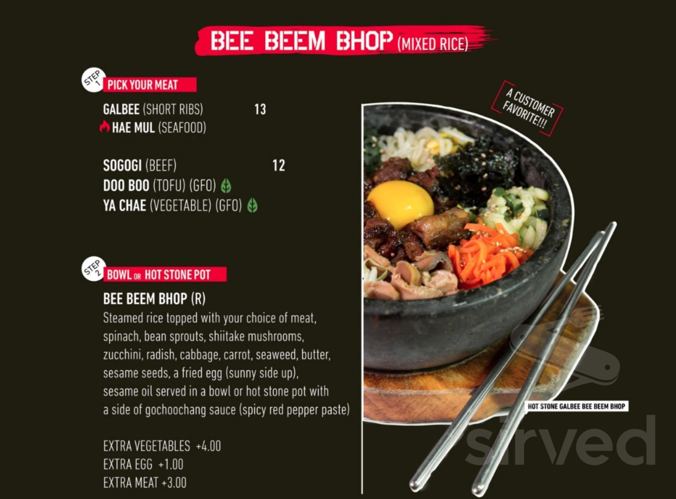 Menu for DAE GEE KOREAN BBQ in Arvada, Colorado, United States