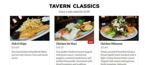 Menu for CopperTop Tavern Vestal in Vestal, NY | Sirved