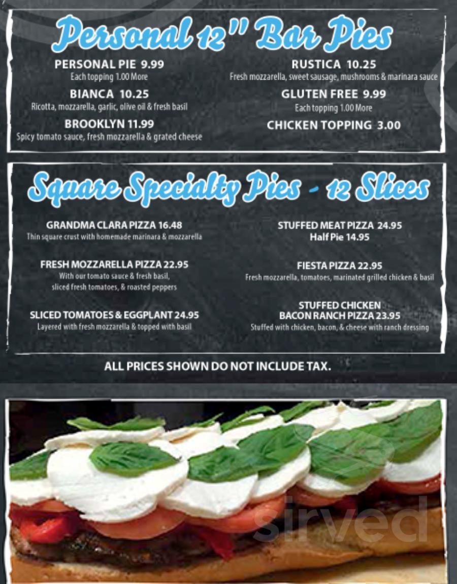 Goomba Johnny's Pizzeria menu in Farmingville, New York, USA