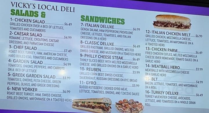 Vicky's Local Deli menu in Lynbrook, New York, USA
