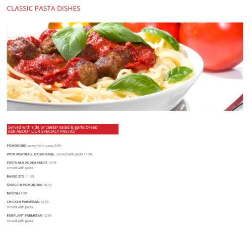 Bravo Pizza Of Havertown menu in Havertown, Pennsylvania, USA