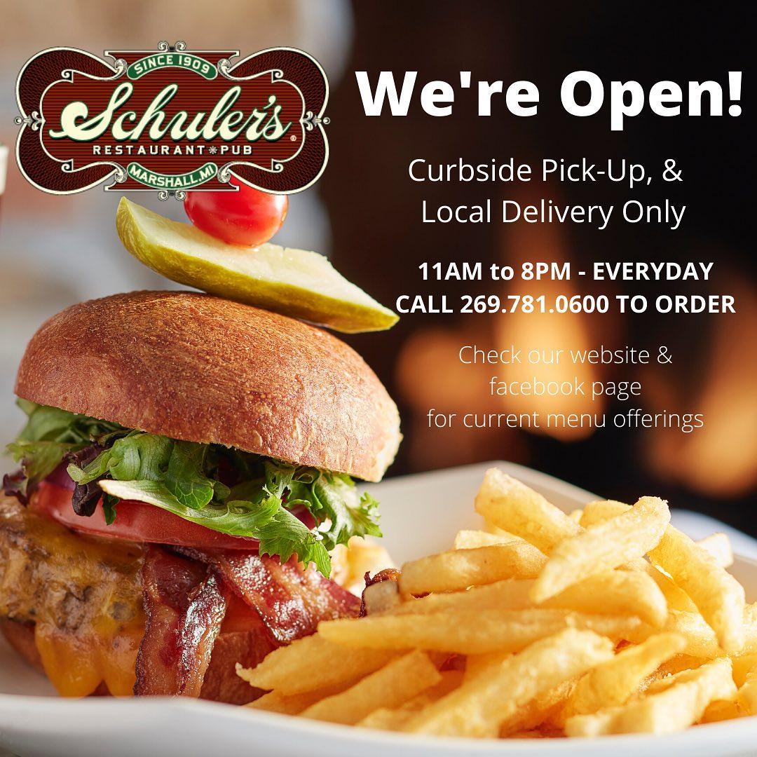 Schuler's Restaurant & Pub menu in Marshall, Michigan, USA