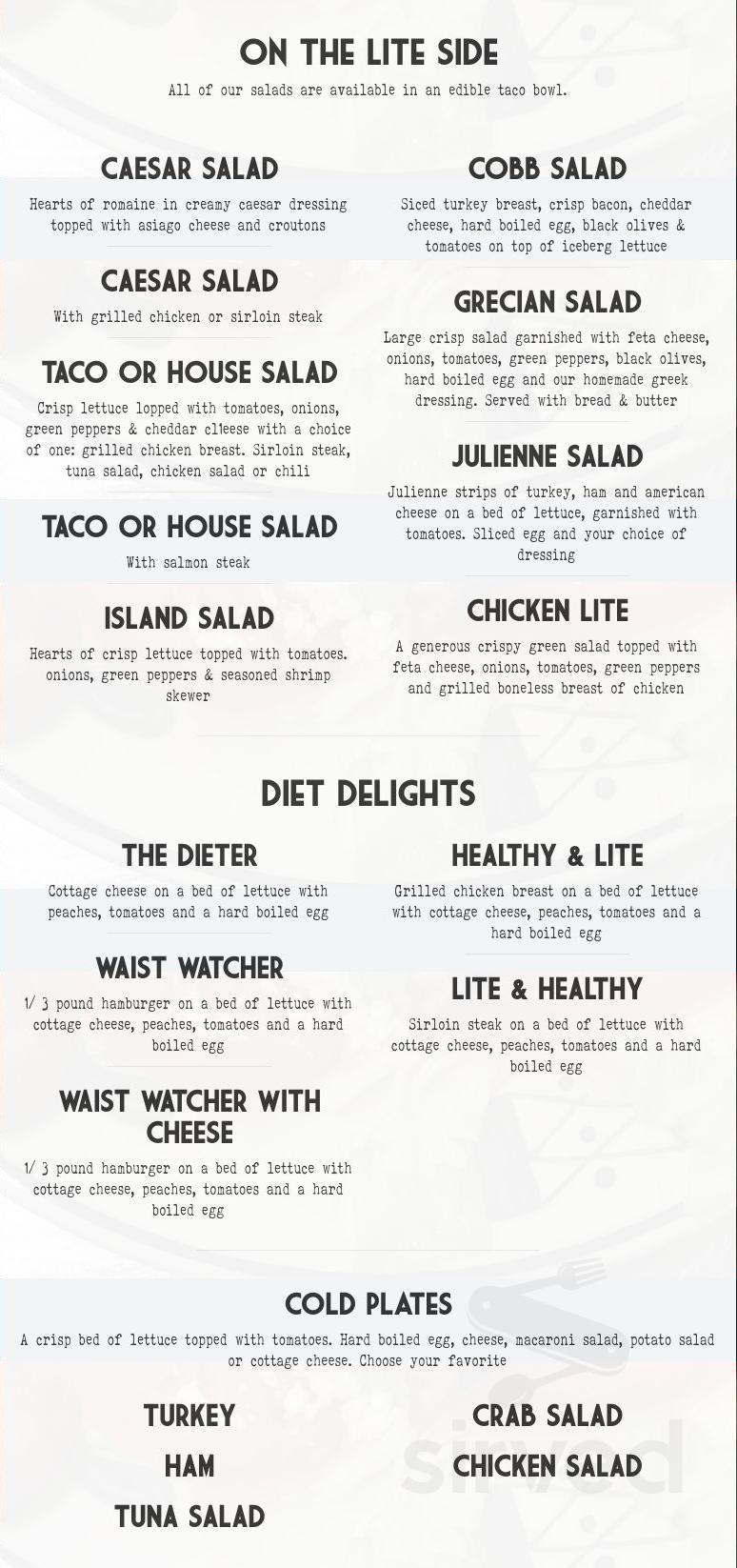 Atlantic Family Restaurant menu in Webster, New York, USA