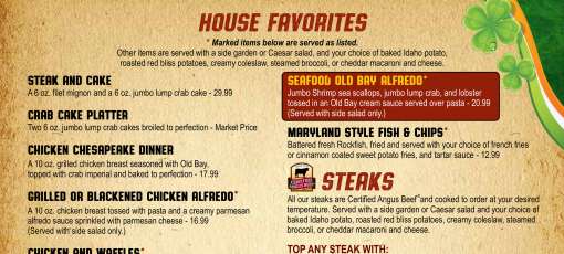 Menu for Looney's Pub in Bel Air, MD | Sirved