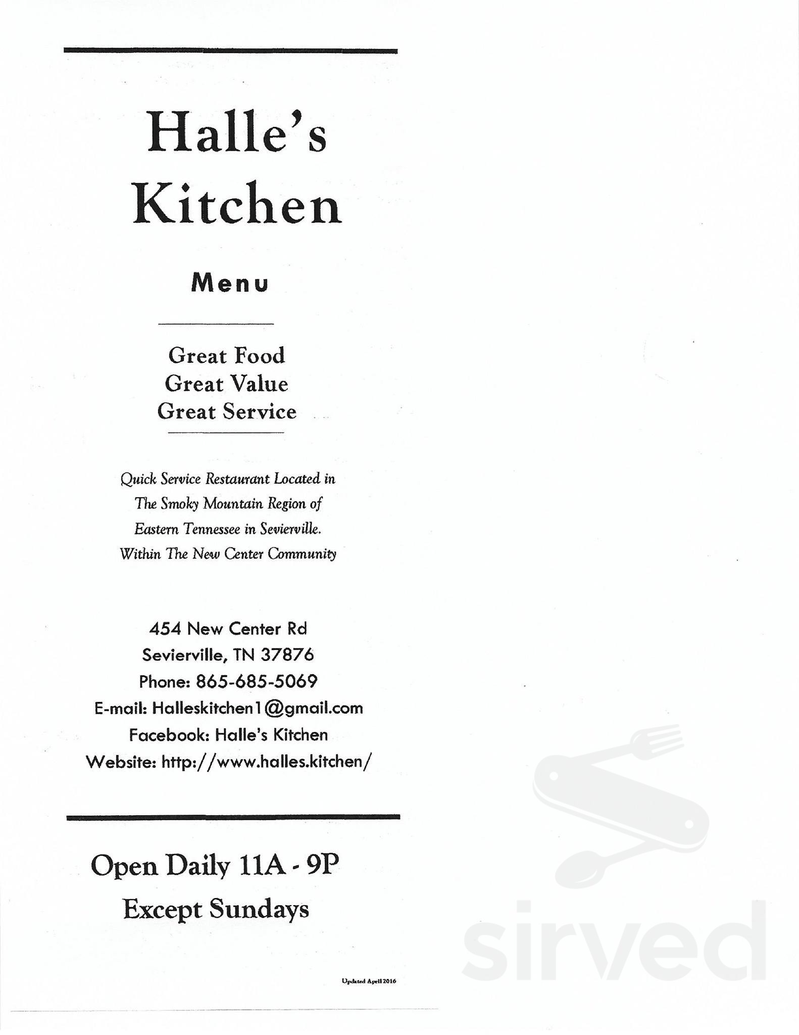 Menu for Little Mountain Eatery in Sevierville, Tennessee, United States
