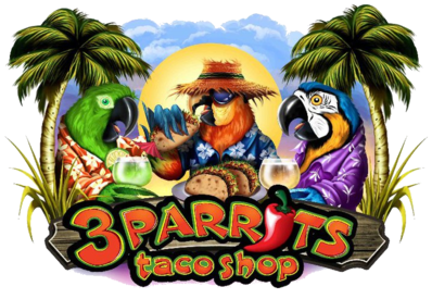 Menu for 3 Parrots Taco Shop in Benbrook, TX | Sirved