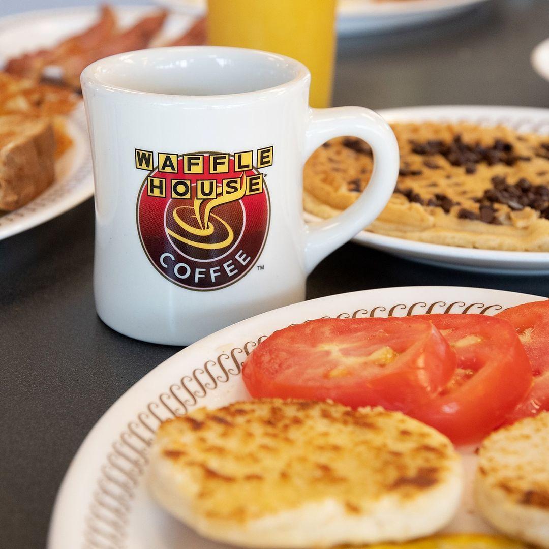 Waffle House menu in Destin, Florida, USA