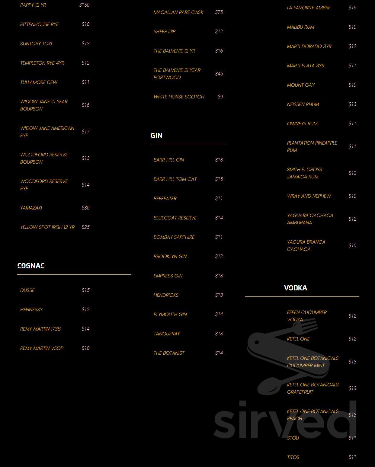 Menu - Brooklyn NY's Circa Brewing Co. | Sirved