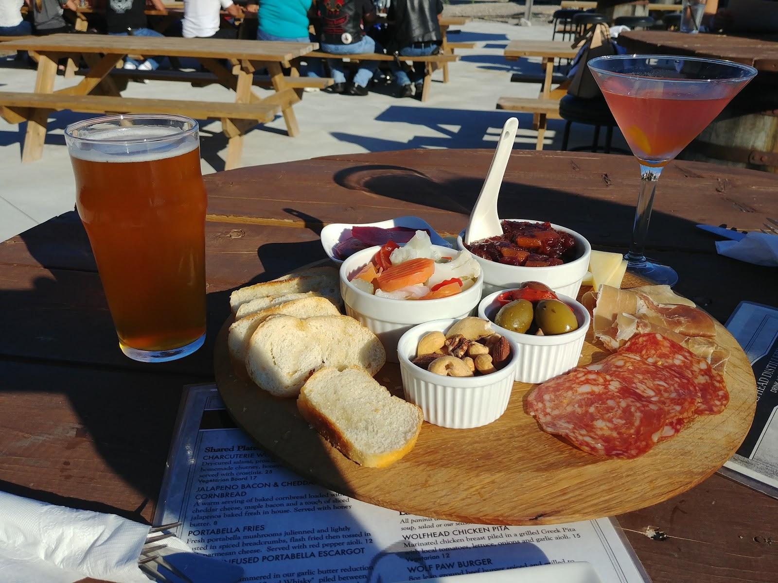 Wolfhead Distillery Restaurant menu in Amherstburg, Ontario, Canada