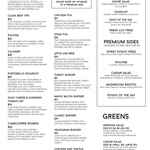 Wolfhead Distillery Restaurant menu in Amherstburg, Ontario, Canada