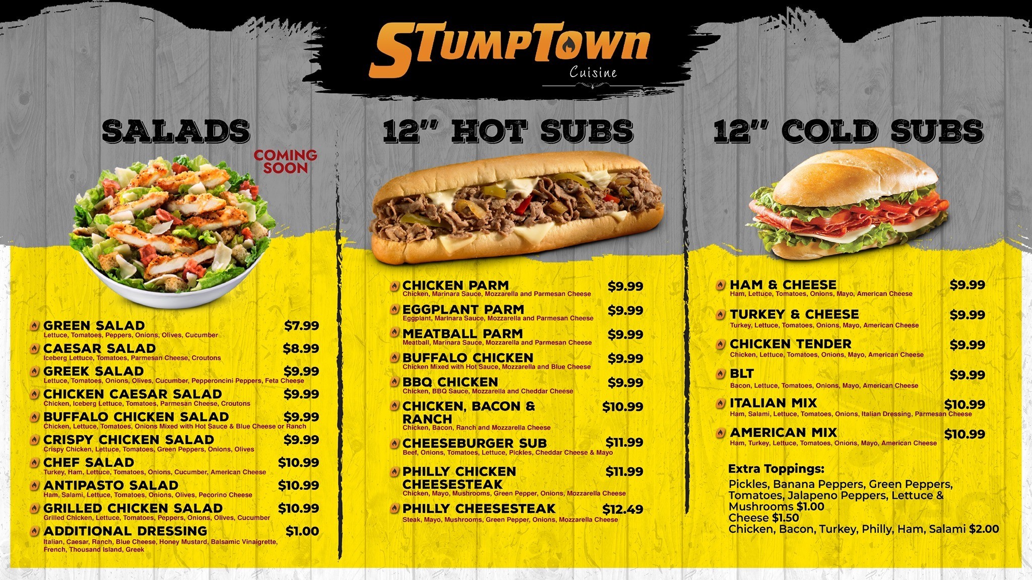 Stumptown Cuisine menus in Portland, Oregon, United States