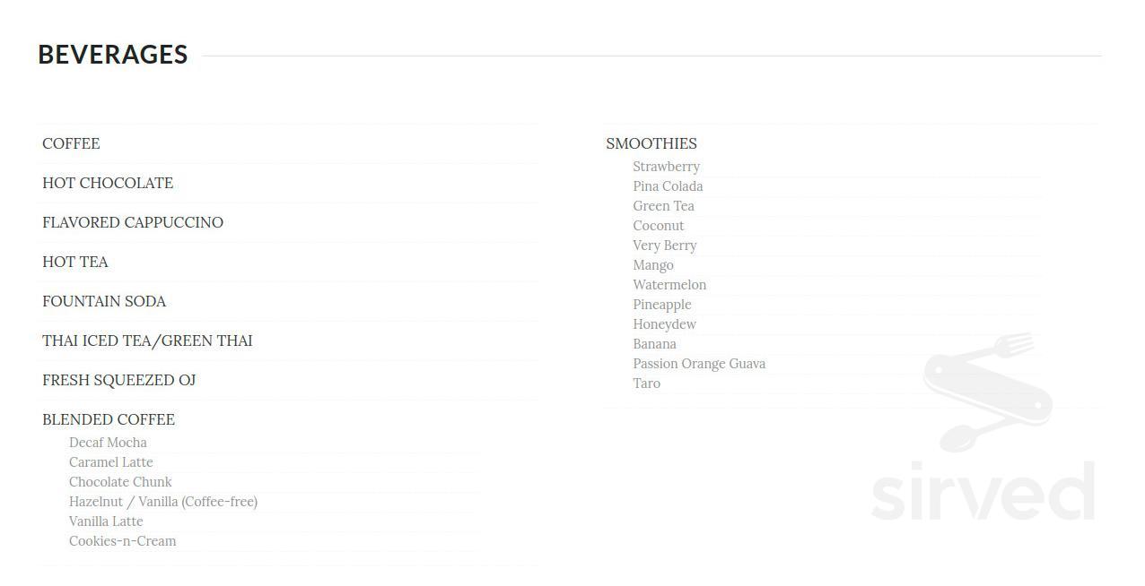 Glee Donuts & Burgers menus in Fountain Valley, California, United States