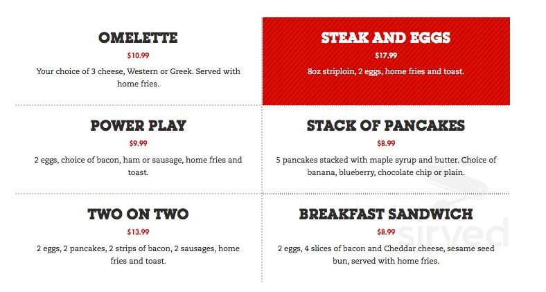 The Bigs Ultimate Sports Grill menus in Mount Pearl, Newfoundland and ...