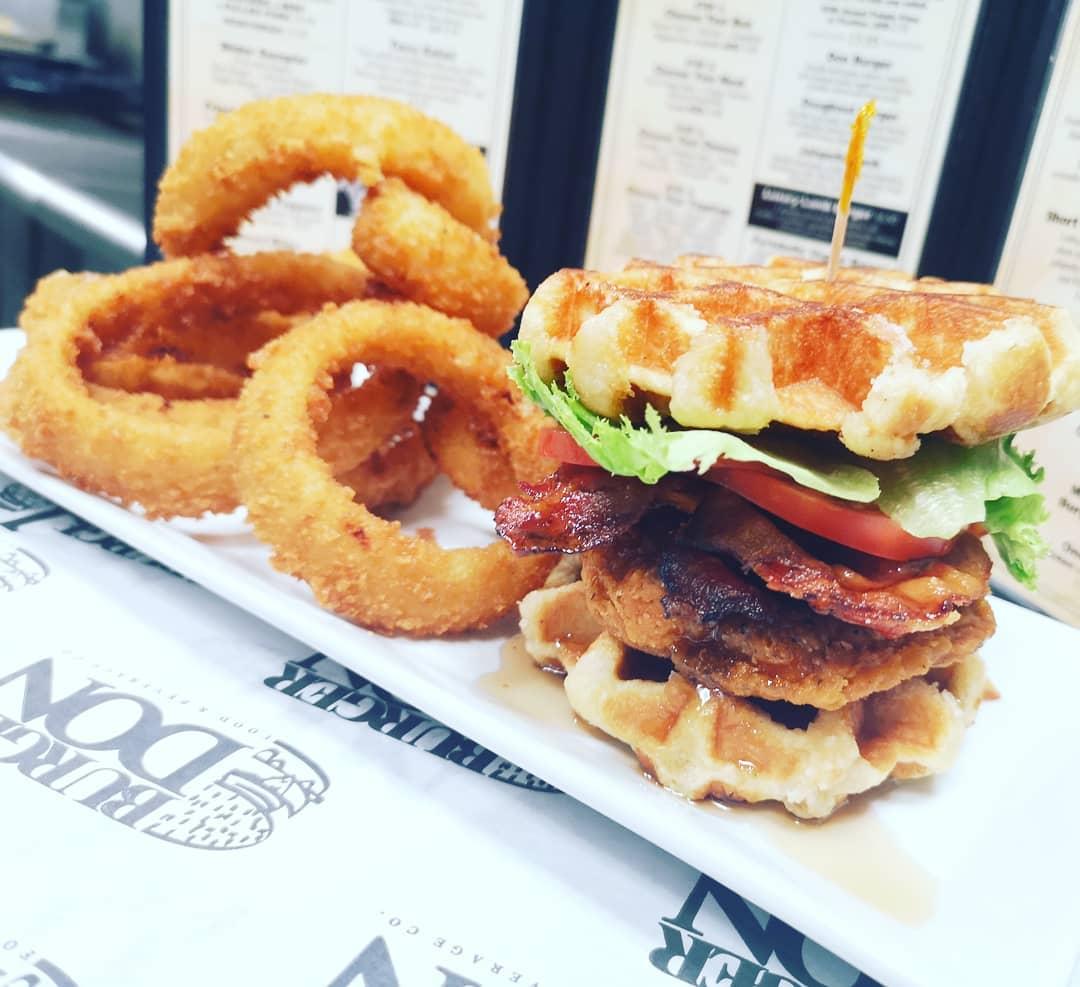 The Burger Don menu in Sault Ste. Marie, Ontario, Canada
