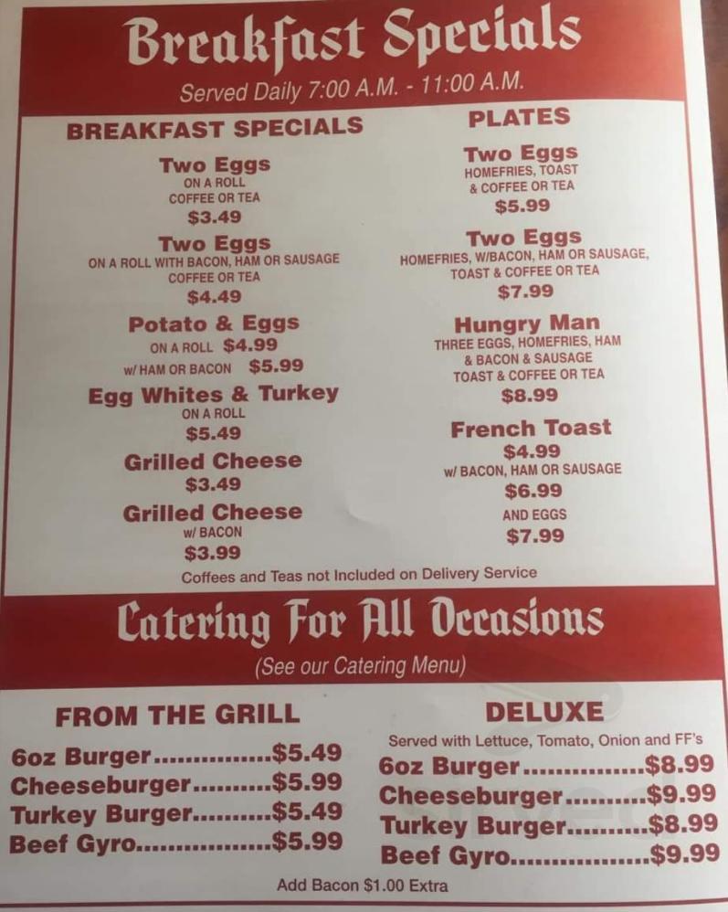 Village Heros menu in Syosset, New York, USA