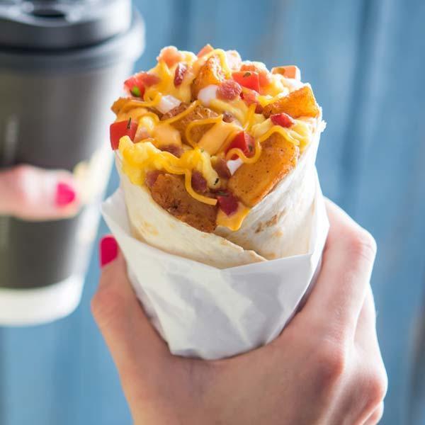 Taco Bell menu in Chicago, Illinois, USA