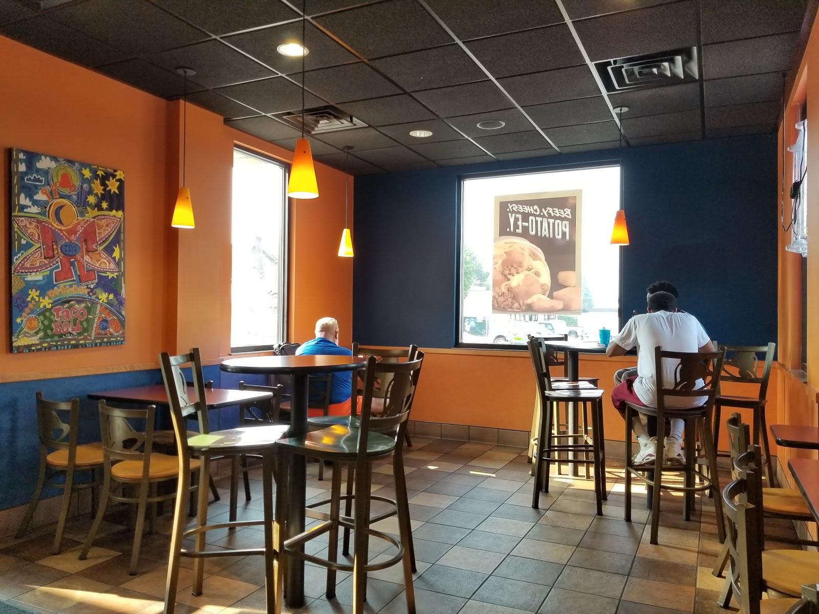 Taco Bell menu in Seattle, Washington, USA