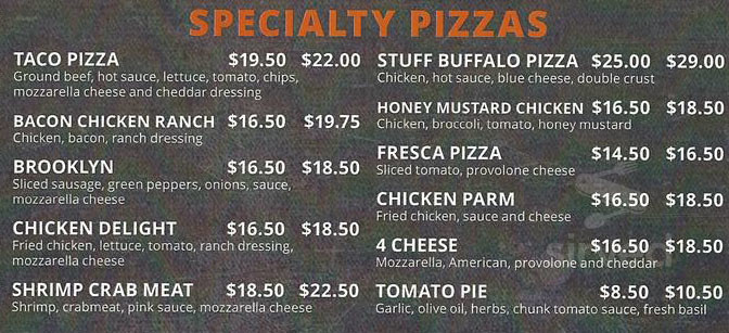 Jacks Pizza menu in Coatesville, Pennsylvania, USA