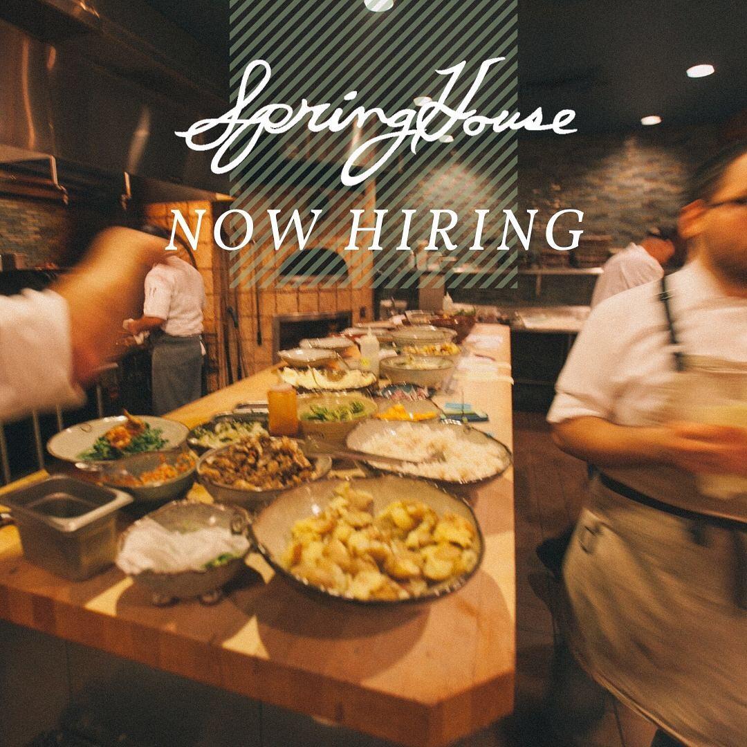 SpringHouse menu in Alexander City, Alabama, USA
