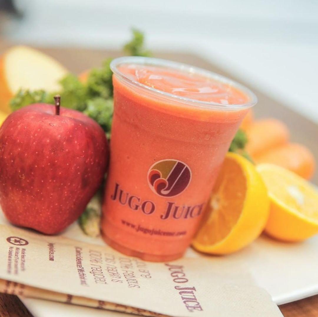 Jugo Juice menu in Toronto, Ontario, Canada