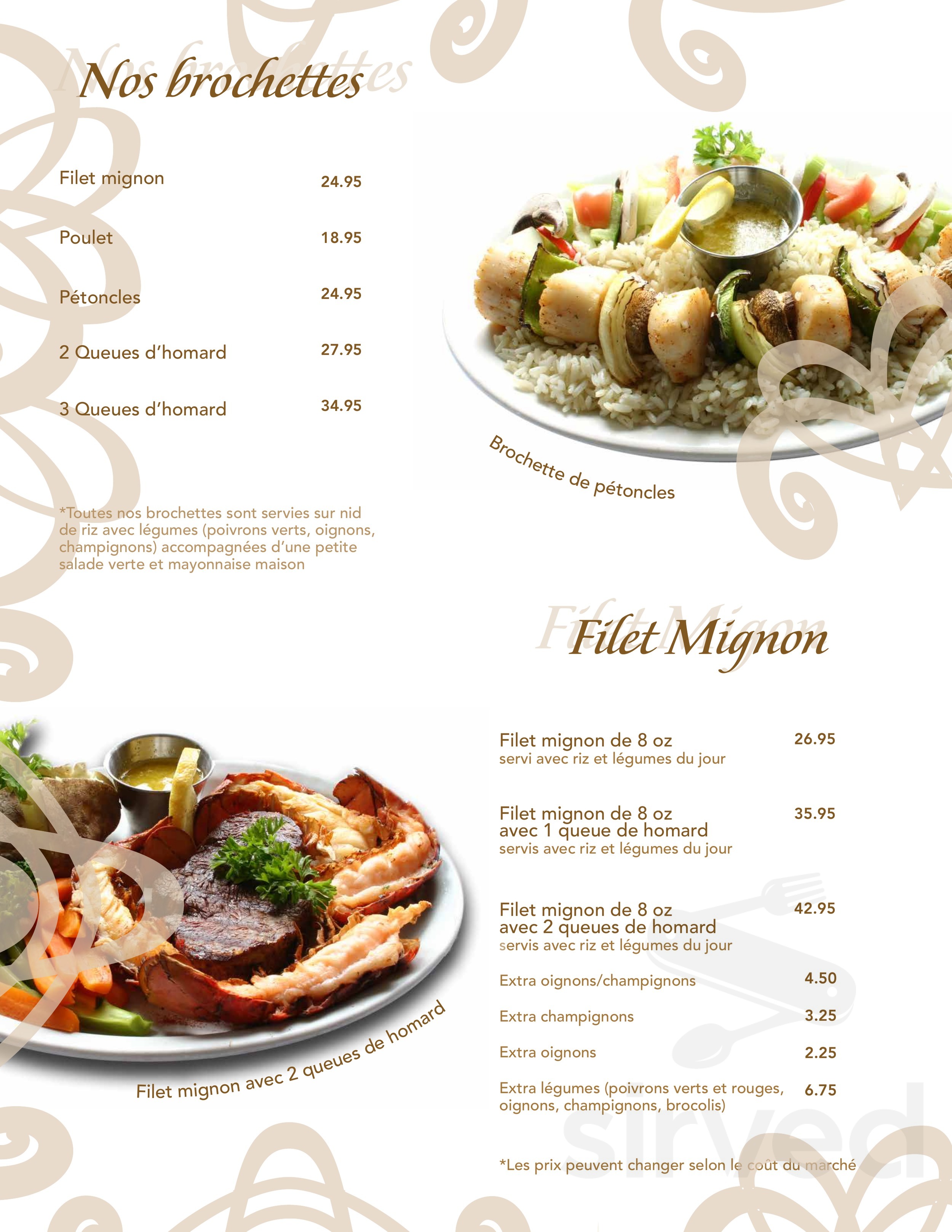 Restaurant La Crêpe Bretonne (2022) Inc. menu in Paquetville, New ...