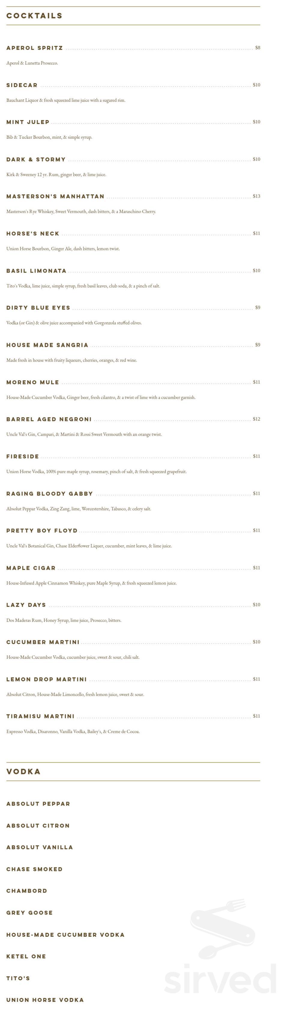 Menu for Gabriella's Italian Grill & Pizzeria in Edmond, OK | Sirved