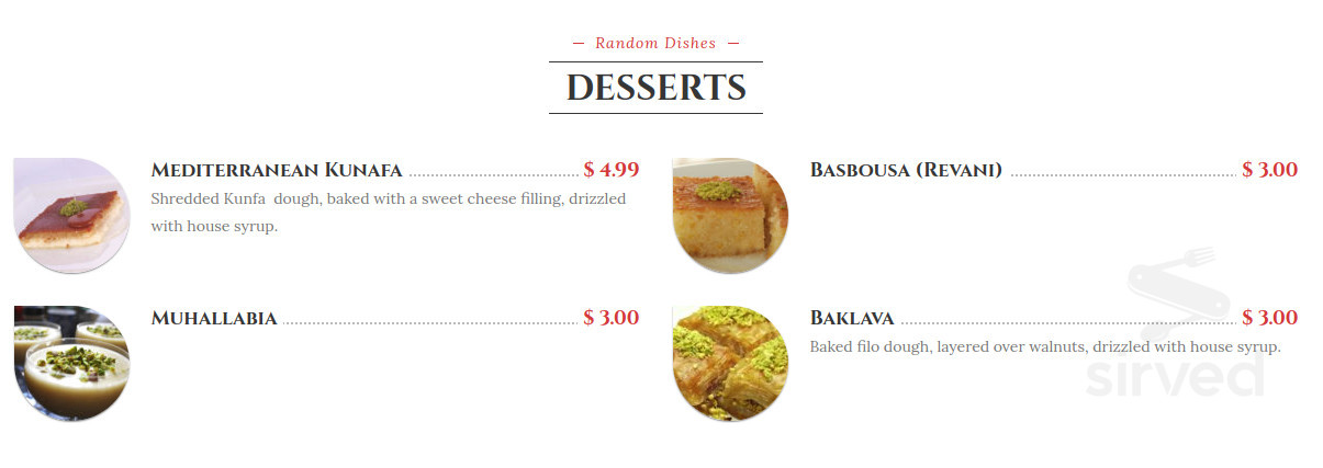 Sinbad Restaurant menus in Boca Raton, Florida, United States