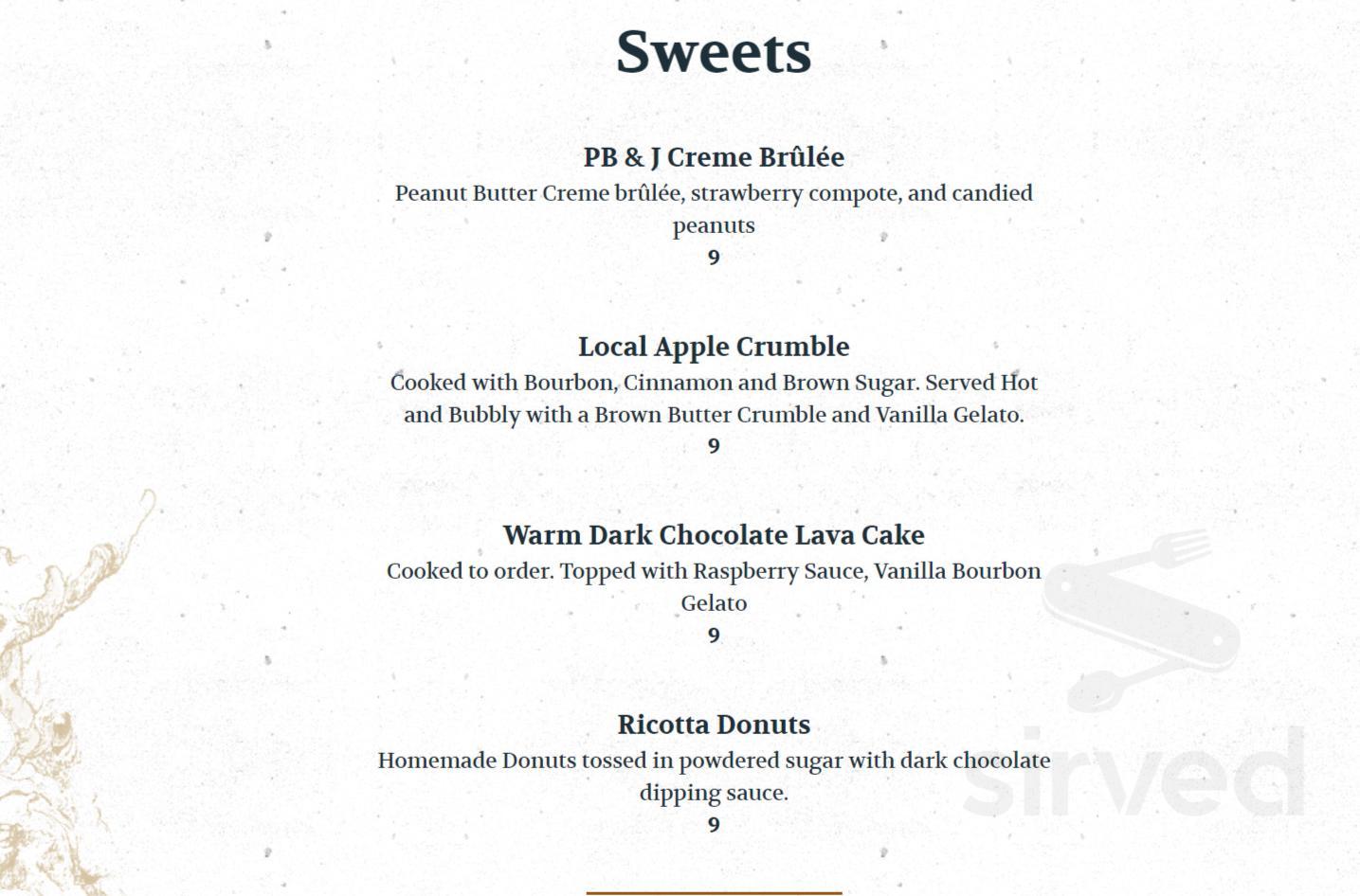 Stillwater menu in Boston, Massachusetts, USA