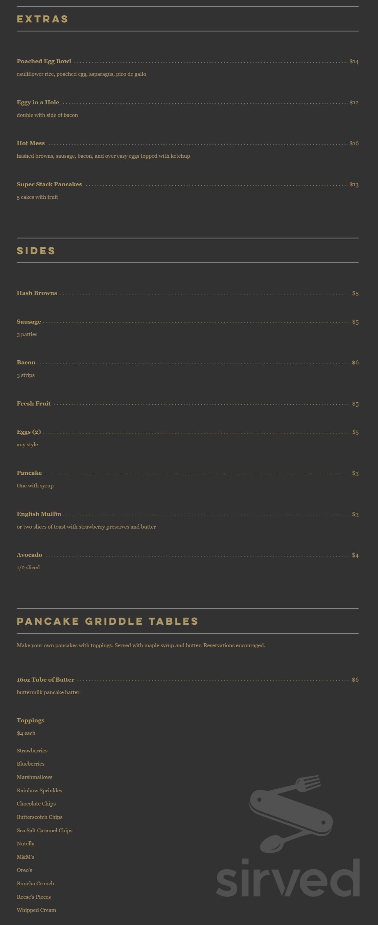Barley's Backyard Uptown menu in Towson, Maryland, USA