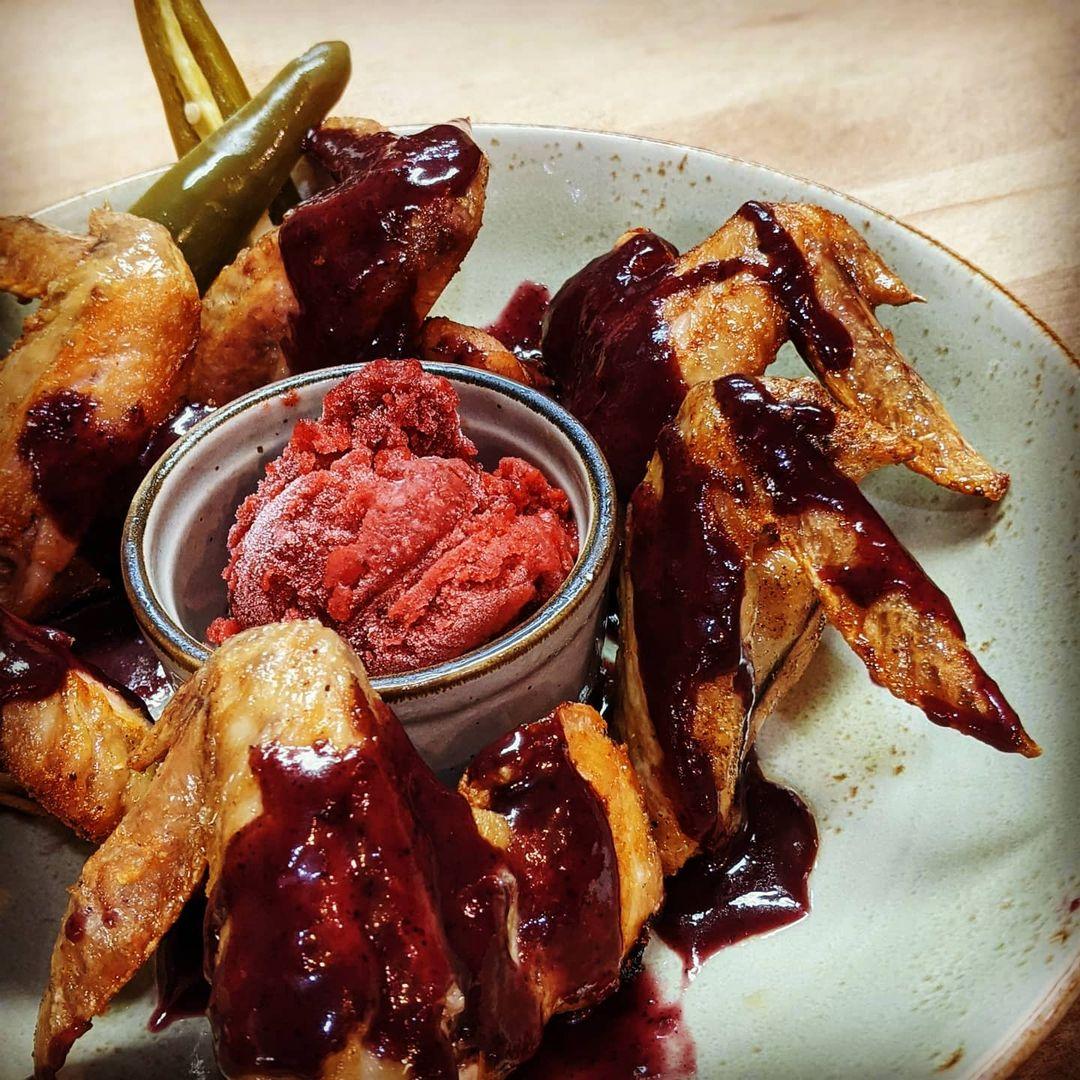 Salt of the Earth menu in Fennville, Michigan, USA