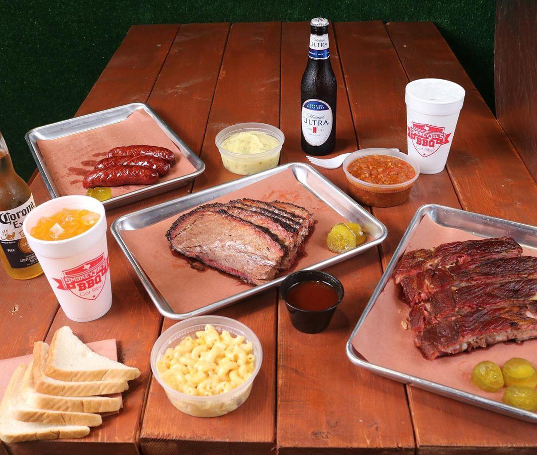 Smokey Joe's BBQ menu in Dallas, Texas, USA