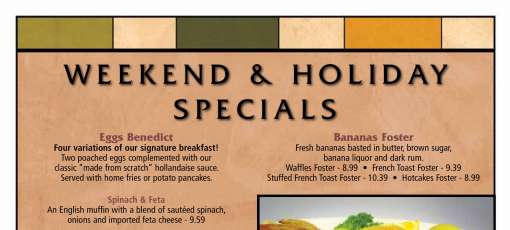 Menu for Ponzio's Diner-Bakery-Bar in Cherry Hill, NJ | Sirved