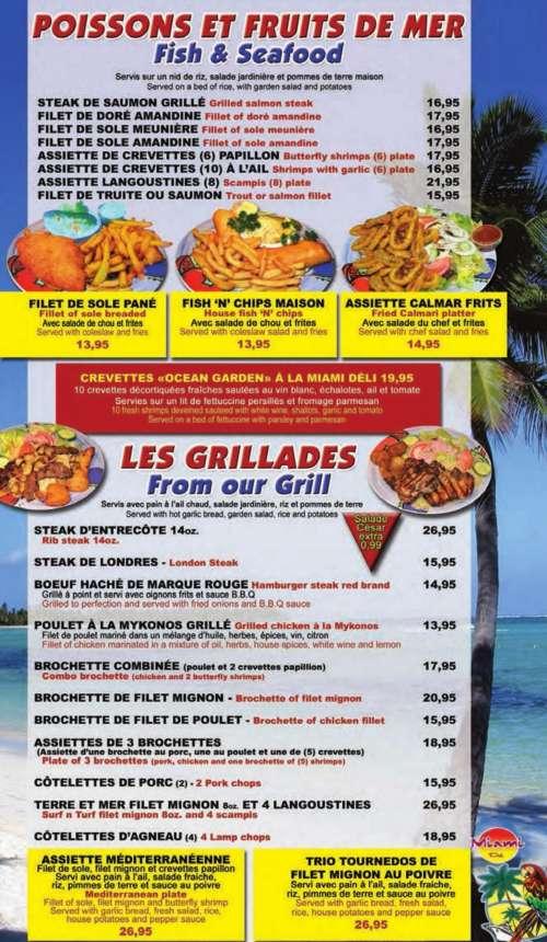 Restaurant Miami Déli menu in Montreal, Quebec H1W 1B5, Canada