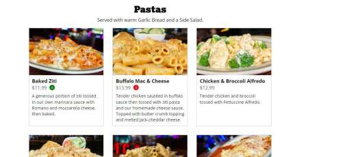 Menu for Tully’s Good Times Rochester in Rochester, NY | Sirved