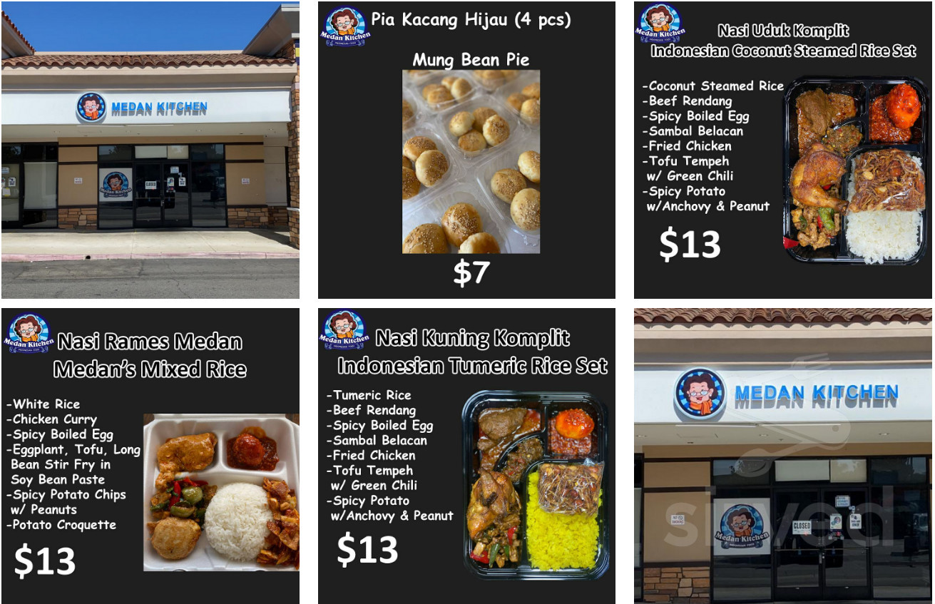 Menu - Rosemead CA's Medan Kitchen | Sirved