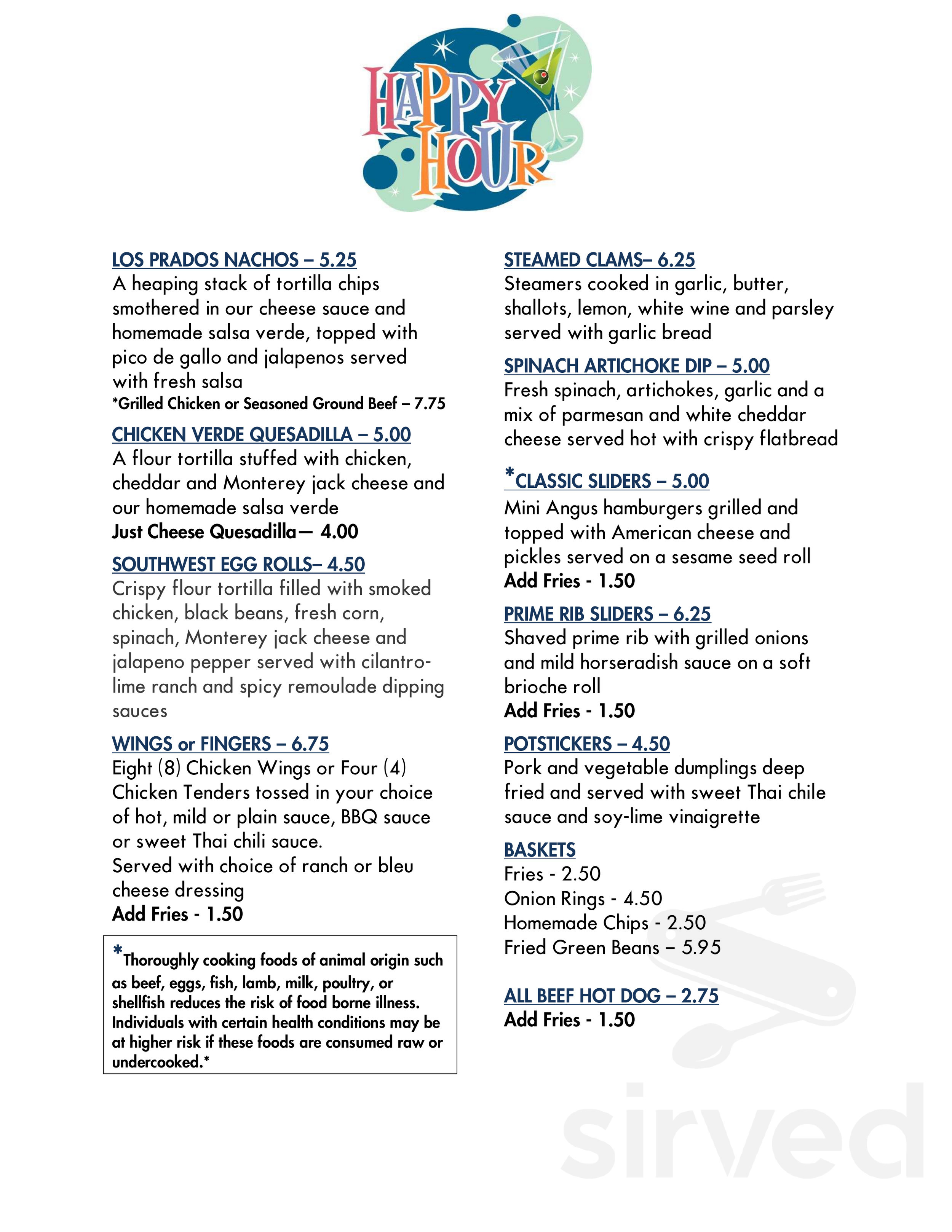 Restaurant At Los Prados menus in Las Vegas, Nevada, United States
